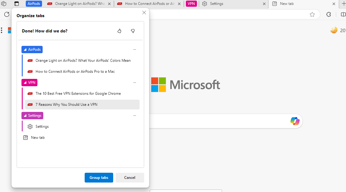 How to organize tabs in Chrome, Edge, Safari, and Firefox by grouping ...